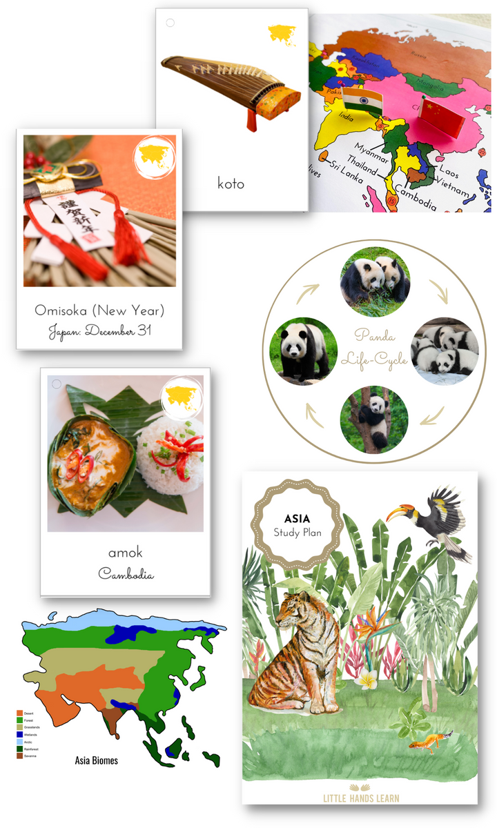 Asia Continent Study – Learning with Play