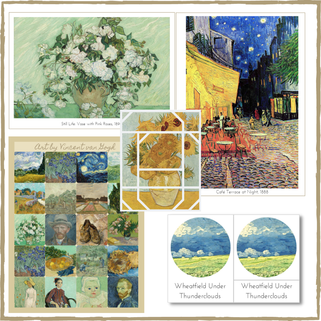 Vincent van Gogh Picture Art Study & Journal – Learning with Play