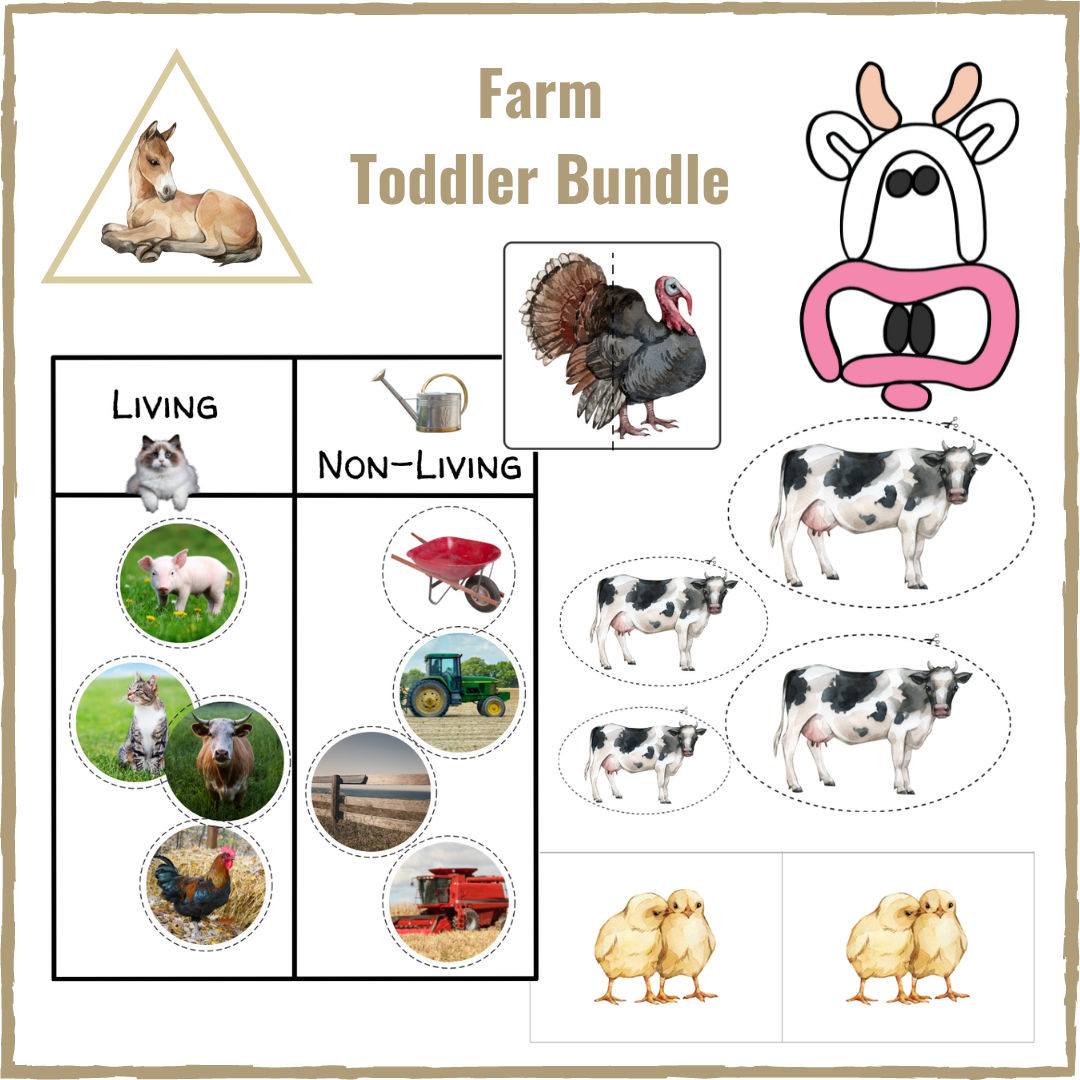 Farm Toddler Bundle – Learning with Play