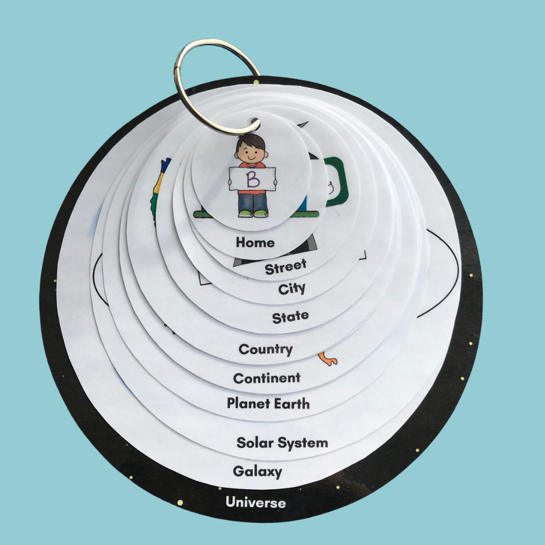 "Me On The Map" Flip Book – Learning with Play