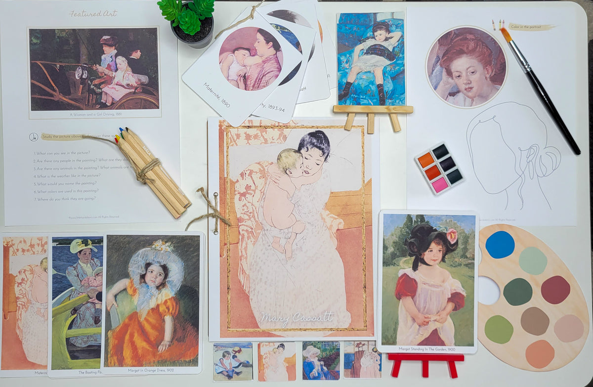 Mary Cassatt Picture Art Study & Journal – Learning with Play