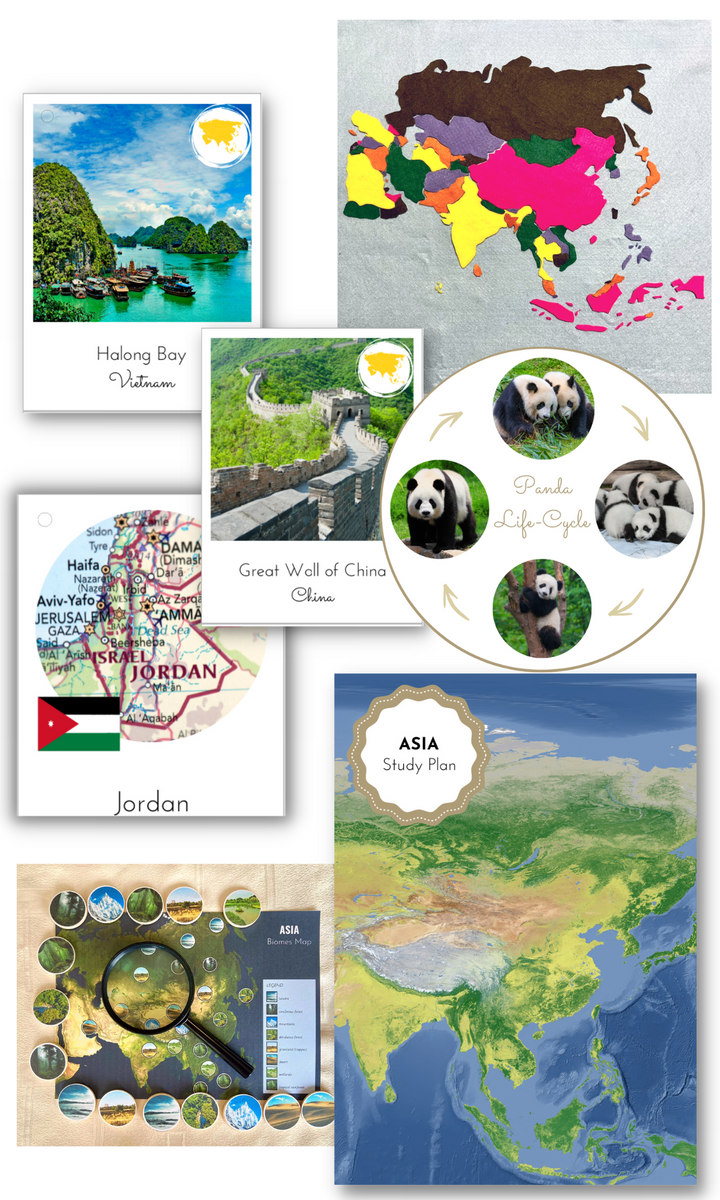 Simple Map Of Asia For Kids