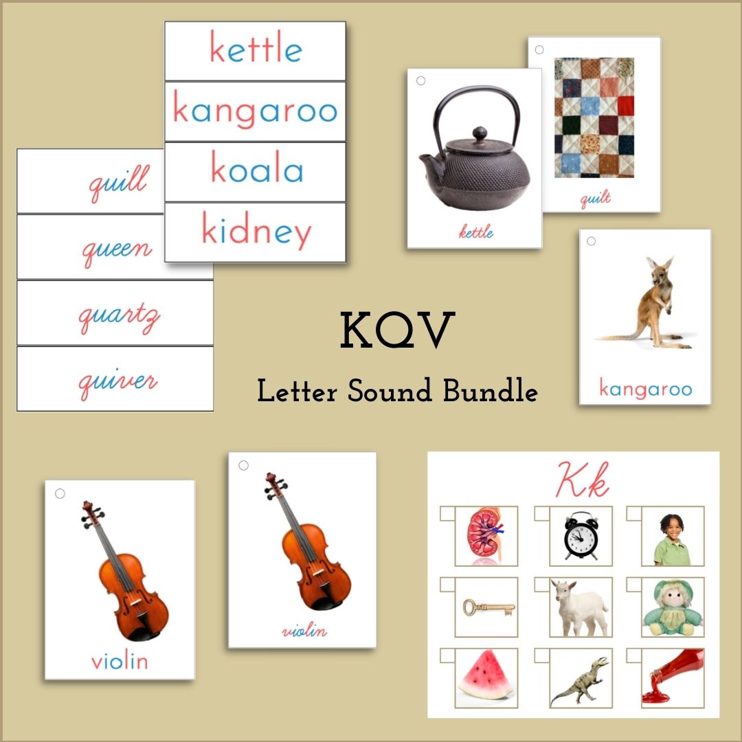 Language Bundle - Letters KQV – Learning with Play