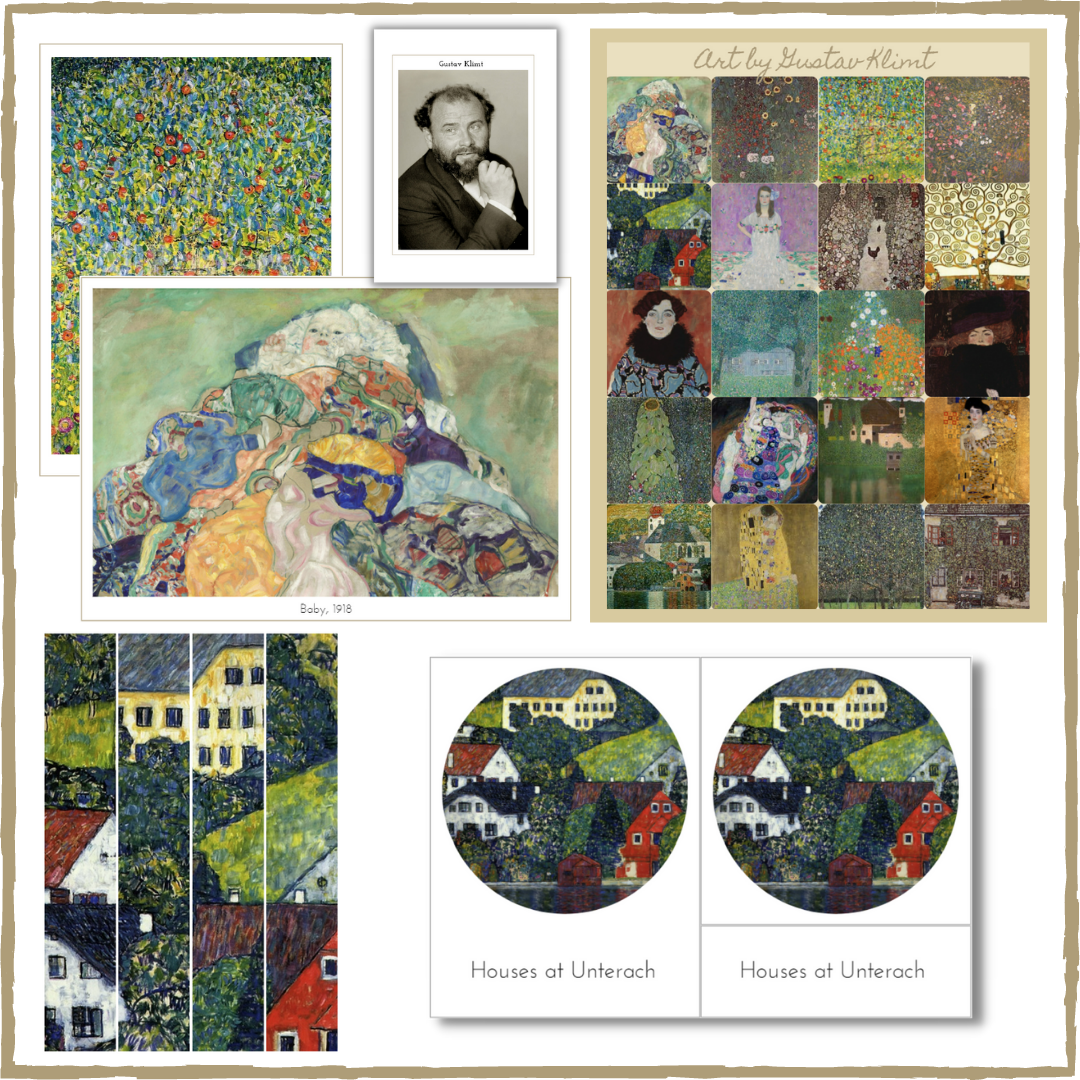 Gustav Klimt Picture Art Study & Journal – Learning with Play