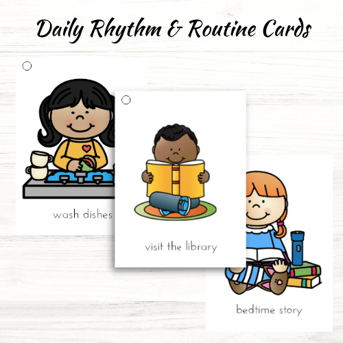 Daily Rhythm & Routine Cards – Learning with Play
